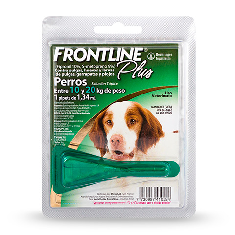 FRONTLINE PLUS Perros | Contra pulgas, garrapatas, huevos y larvas